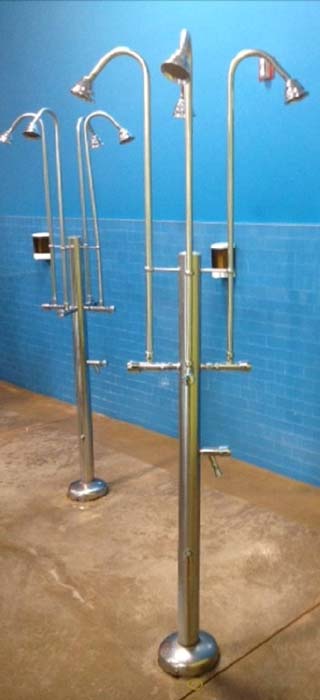 Outdoor Beach and Pool Showers - Made of High Quality Stainless Steel