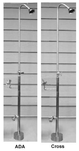 Outdoor Beach and Pool Showers - Made of High Quality Stainless Steel