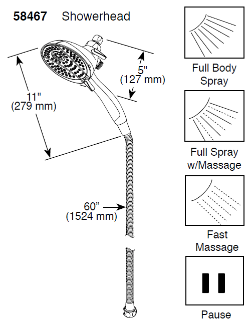 Delta In2ition® shower combination