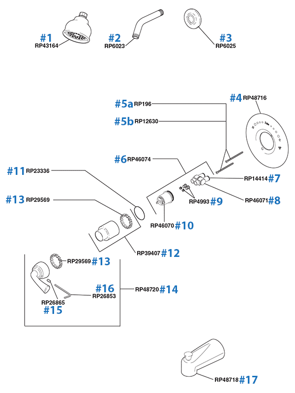 Delta Monitor Shower Faucet Parts List Bruin Blog