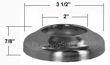 Escutcheons, pipe hole covers, shower arm wall plates