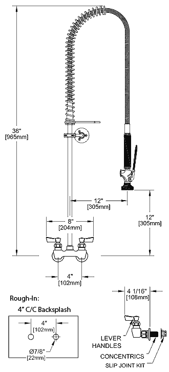 Fisher Pre-Rinse Faucets