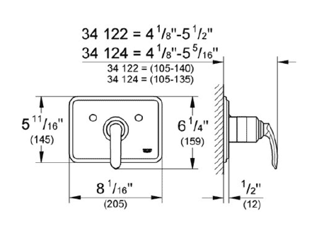 Parts for Grohe Talia Series Bathroom Fixtures