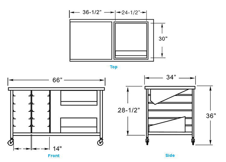 Donut Tables, Bun Pan Racks, and More Bakery Products