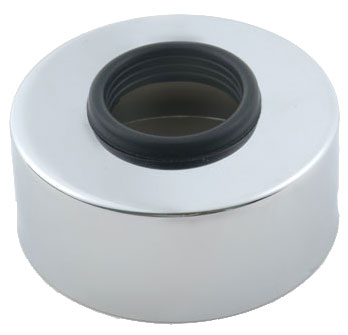 Ceiling mounted shower arms and escutcheons in designer finishes