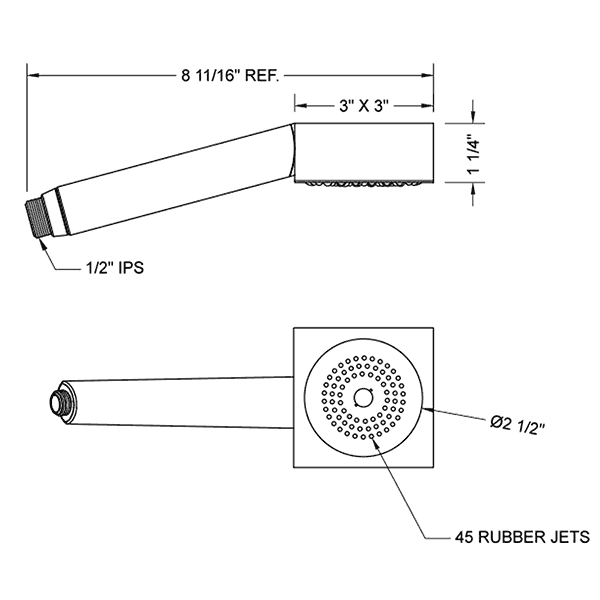 Luxury Handheld Shower Head Kits