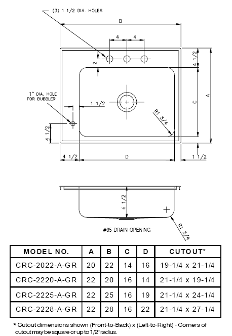ADA Compliant Stainless Steel Classroom Sinks