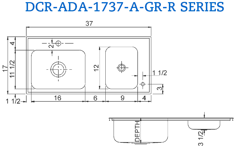 ADA Compliant Stainless Steel Classroom Sinks