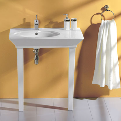 Lavatory Consoles - Victorian style 2-legged bathroom sinks