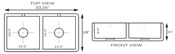 Durable Fireclay Kitchen Sinks by Nantucket