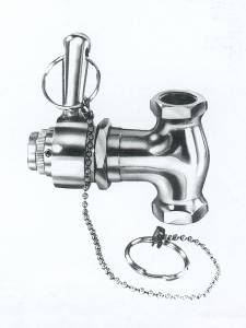 Self closing pull chain chrome shower valves