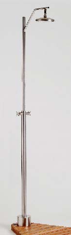 Stylish Stainless Steel Outdoor Pool Showers