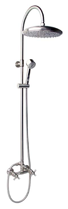 Stylish Stainless Steel Outdoor Pool Showers