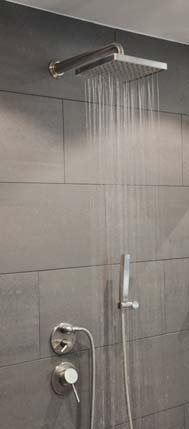Stylish Stainless Steel Outdoor Pool Showers