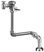 Concealed toilet flushometers by Sloan Valve for commercial bath rooms