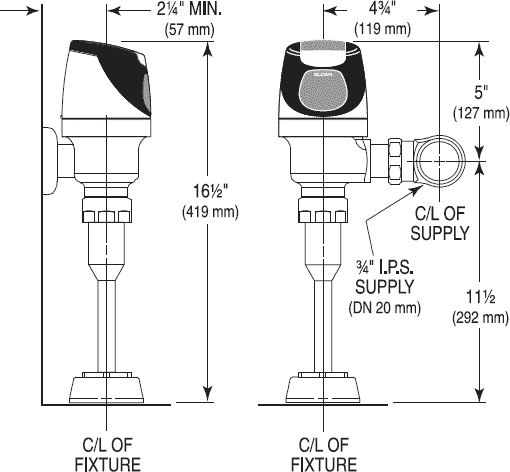 Solar Powered Urinal Flushometers