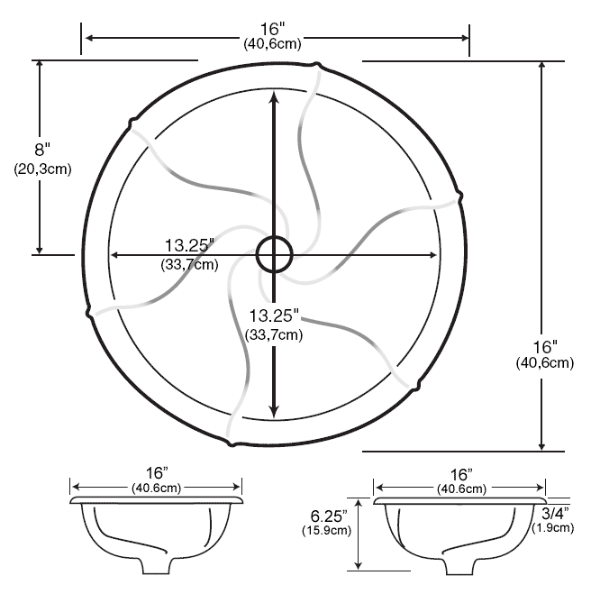Standard Bathroom Sink Dimensions – Bathroom Guide by Jetstwit