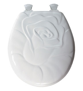 Sculptured Molded Wood Toilet Seats With Unique Themes